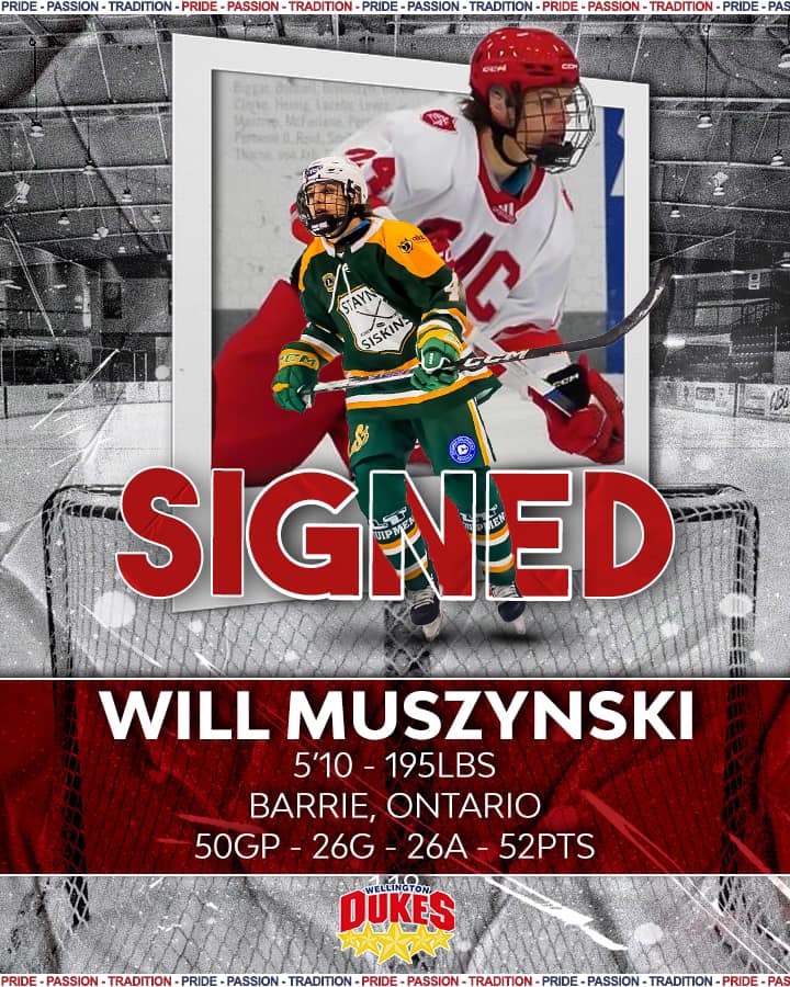 Dukes sign Will Muszynski | Total Sports Quinte